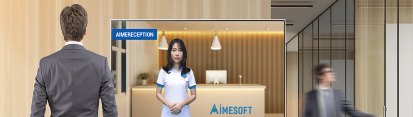 AimeReception : AI virtual receptionist, virtual human based on Multimodal AI